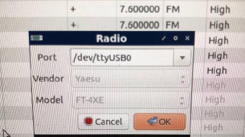Chirp Program Yaesu FT-4X Handheld Radio