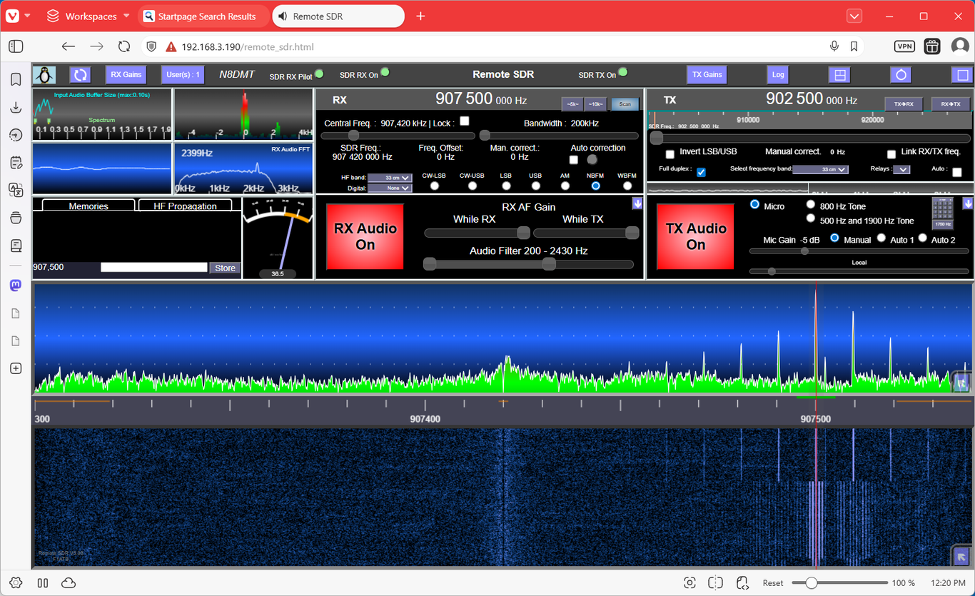 Pluto SDR 902 Linear Translator - N8DMT